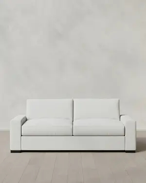Quince Stillman Sofa In Performance Basketweave - Snow