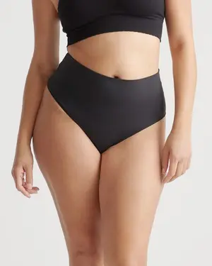 Quince Shaping High-waisted Thong - Black