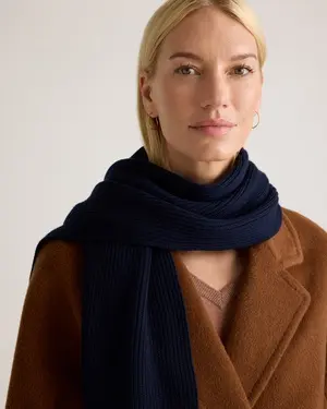 Quince Merino Wool Fisherman Scarf