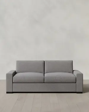 Quince Stillman Sleeper Sofa In Performance Basketweave Ash