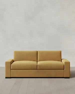 Quince Stillman Sleeper Sofa - Caramel