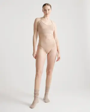 Quince Shaping High-waisted Brief - Sand
