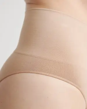 Quince Shaping High-waisted Brief - Sand