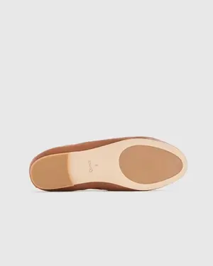 Quince Italian Leather Loafer - Cognac