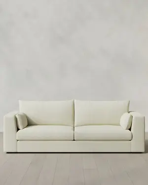 Quince Oasis Sofa In Performance Linen - Ivory