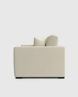 Quince Oasis Sofa In Performance Linen - Ivory