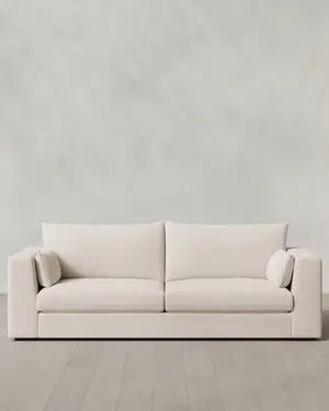 Quince Oasis Sofa In Performance Linen - Pearl