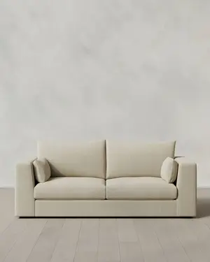 Quince Quince Oasis Sofa In Performance Linen Sand