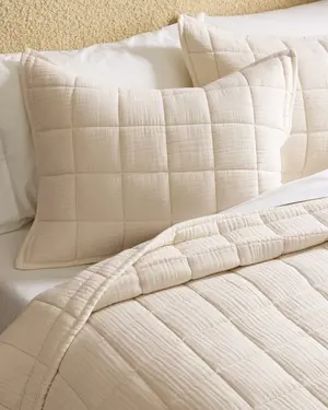 Quince Gauze Box Quilt Set - Undyed