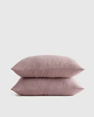 Quince Gauze Sham Set - Fig