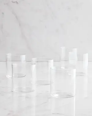 Quince Essential Crystal Short Drinking Glasses, Set Of 6 - One-color