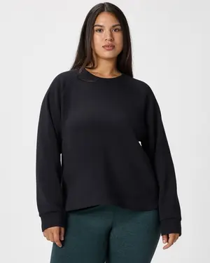 Quince Cloudcomfort Crewneck Sweatshirt - Black