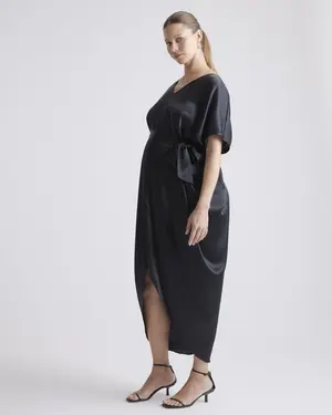Quince Washable Silk Maternity Dress