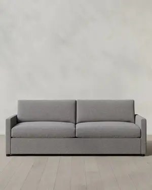 Quince Quince Brennan Sofa In Performance Basketweave Ash