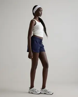 Quince Cloudcomfort High-rise Sweatshort - Deep Navy