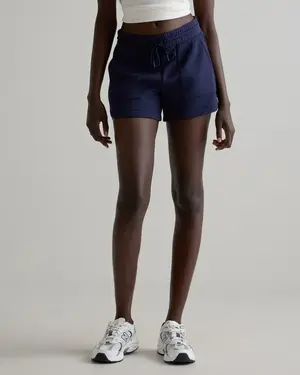 Quince Cloudcomfort High-rise Sweatshort - Deep Navy