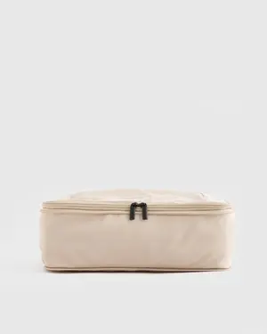 Quince Quince Eco Compression Packing Cubes Beige