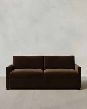 Quince Brennan Sofa In Performance Velvet - Java