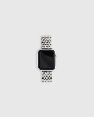 Quince Stainless Steel Bracelet Smartwatch Band Silver
