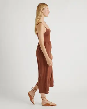 Quince Tencel Jersey Wide Leg Jumpsuit