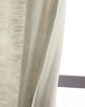 Quince Raw Silk Curtain Single Panel