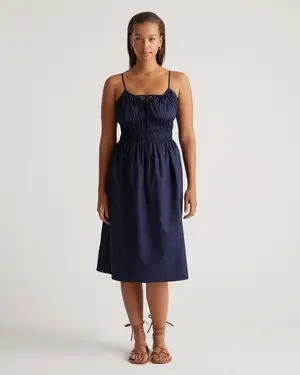 Quince Keyhole Midi Dress