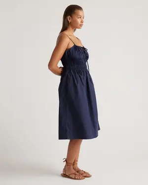 Quince Keyhole Midi Dress