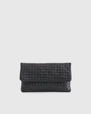 Quince Marina Convertible Clutch - Black
