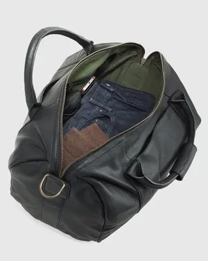 Quince Nappa Leather Duffle Bag