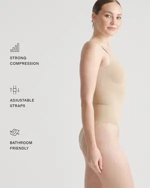 Quince Sculpting Bodysuit - Clay