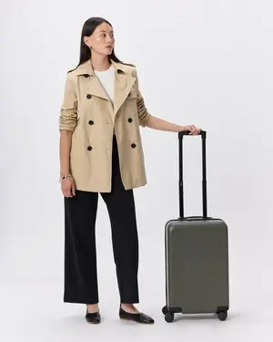 Quince Expandable Small Carry-on Suitcase - Olive