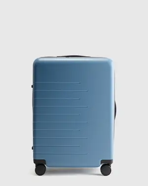 Quince Expandable Medium Check-in Suitcase - Blue