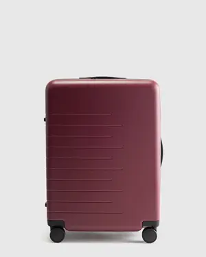 Quince Expandable Medium Check-in Suitcase - Wine