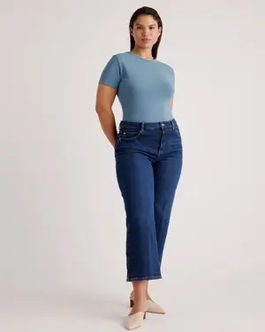 Quince Stretch Cotton Jersey Short Sleeve Bodysuit