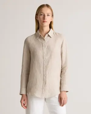 Quince Long Sleeve Shirt - Flax