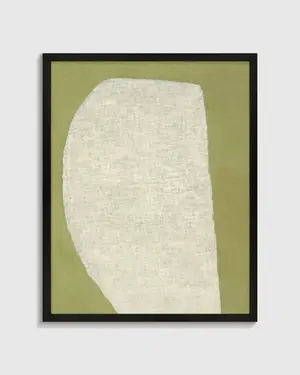 Quince Pod Stephanie Dennis, Wood Frame - Black