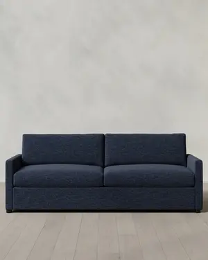 Quince Brennan Sofa In Performance Chenille Linen Blend - Ink