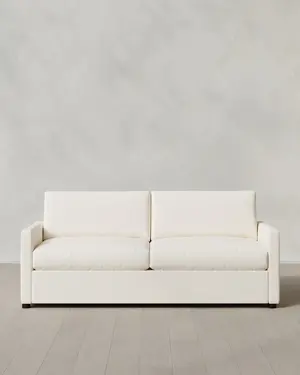 Quince Brennan Sofa In Performance Chenille Linen Blend - Marshmallow
