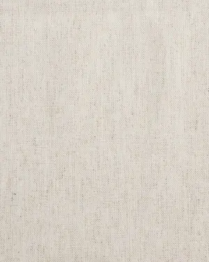 Quince Brennan Ottoman In Performance Chenille Linen Blend - Snow