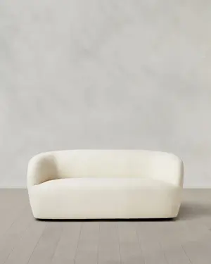 Quince Performance Boucle Loveseat - Ivory
