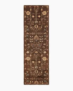 Quince Willow Wool Rug - Brown