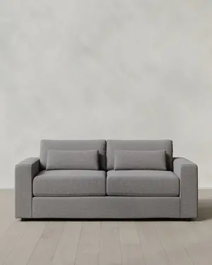 Quince Ashford Deep Seat Performance Basketweave Sofa Ash