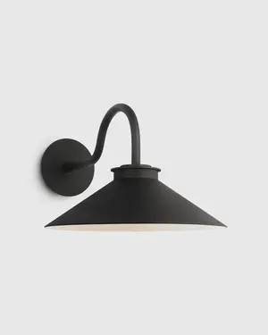 Quince Contemporary Steel Indoor/outdoor Barn Sconce
