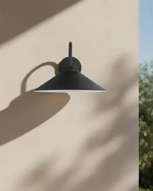Quince Contemporary Steel Indoor/outdoor Barn Sconce