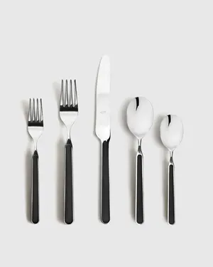 Quince Mepra Fantasia Flatware 20-pc Set - Black