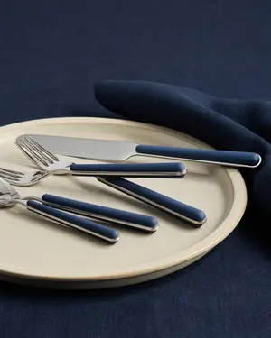 Quince Mepra Fantasia Flatware 20-pc Set - Cobalt