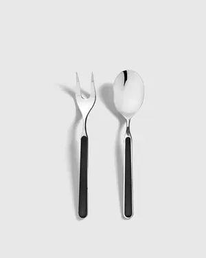 Quince Mepra Fantasia 2-pc Serving Utensil Set - Black