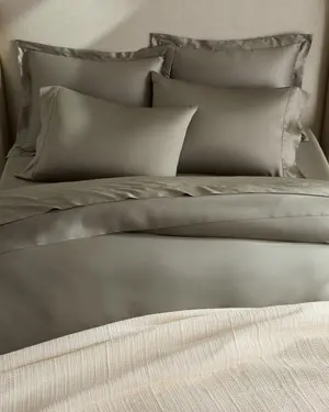 Quince Signature Giza Cotton Sateen Pillowcase Set - Dried Sage