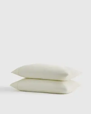 Quince Signature Giza Cotton Sateen Pillowcase Set - Ivory