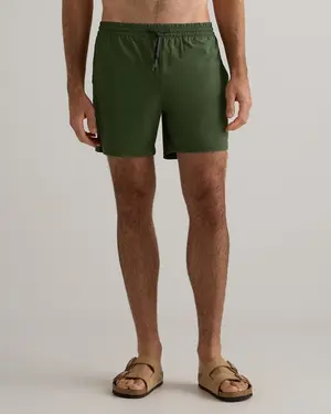 Quince Italian Swim Trunks 5.5 - Olive